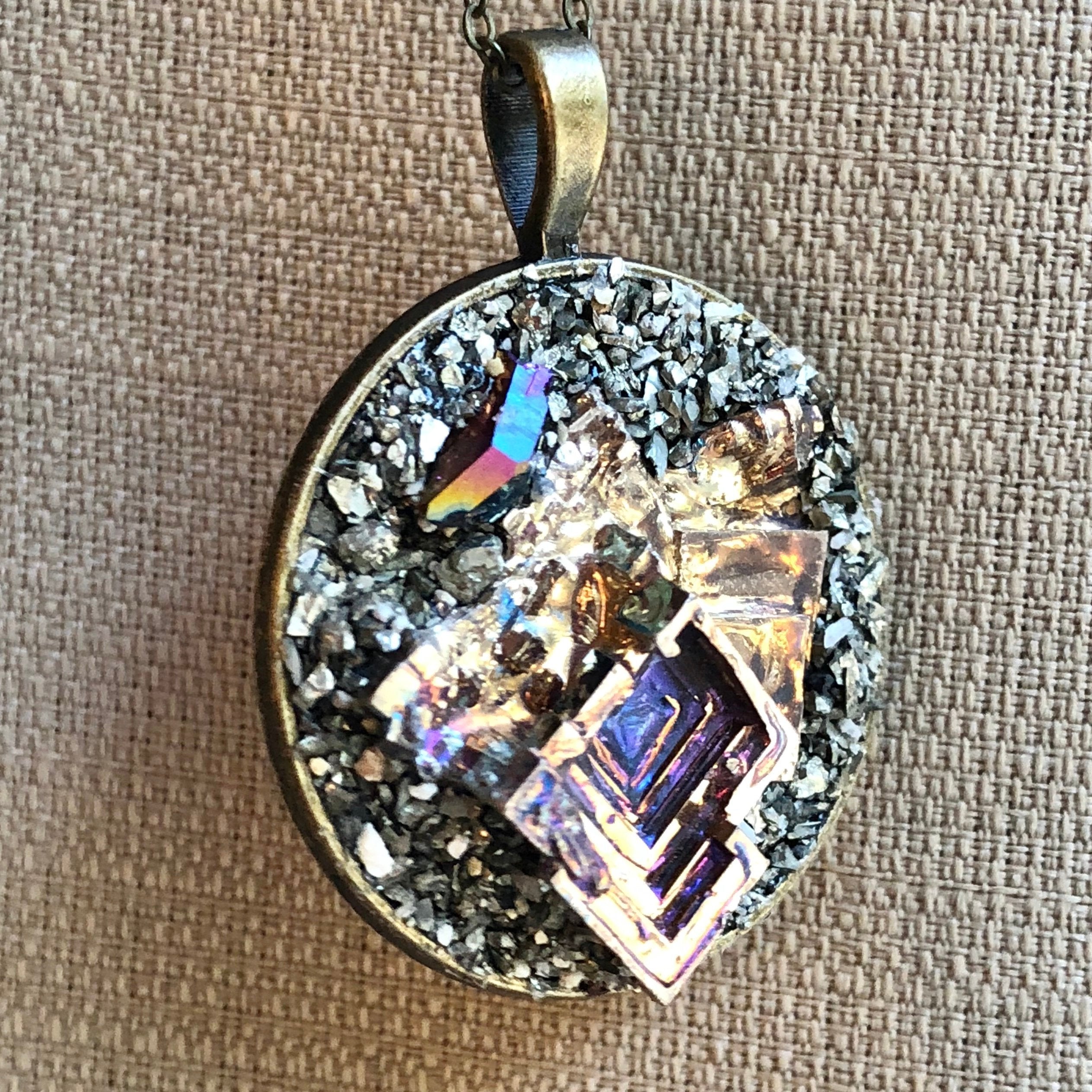 Bismuth Necklace