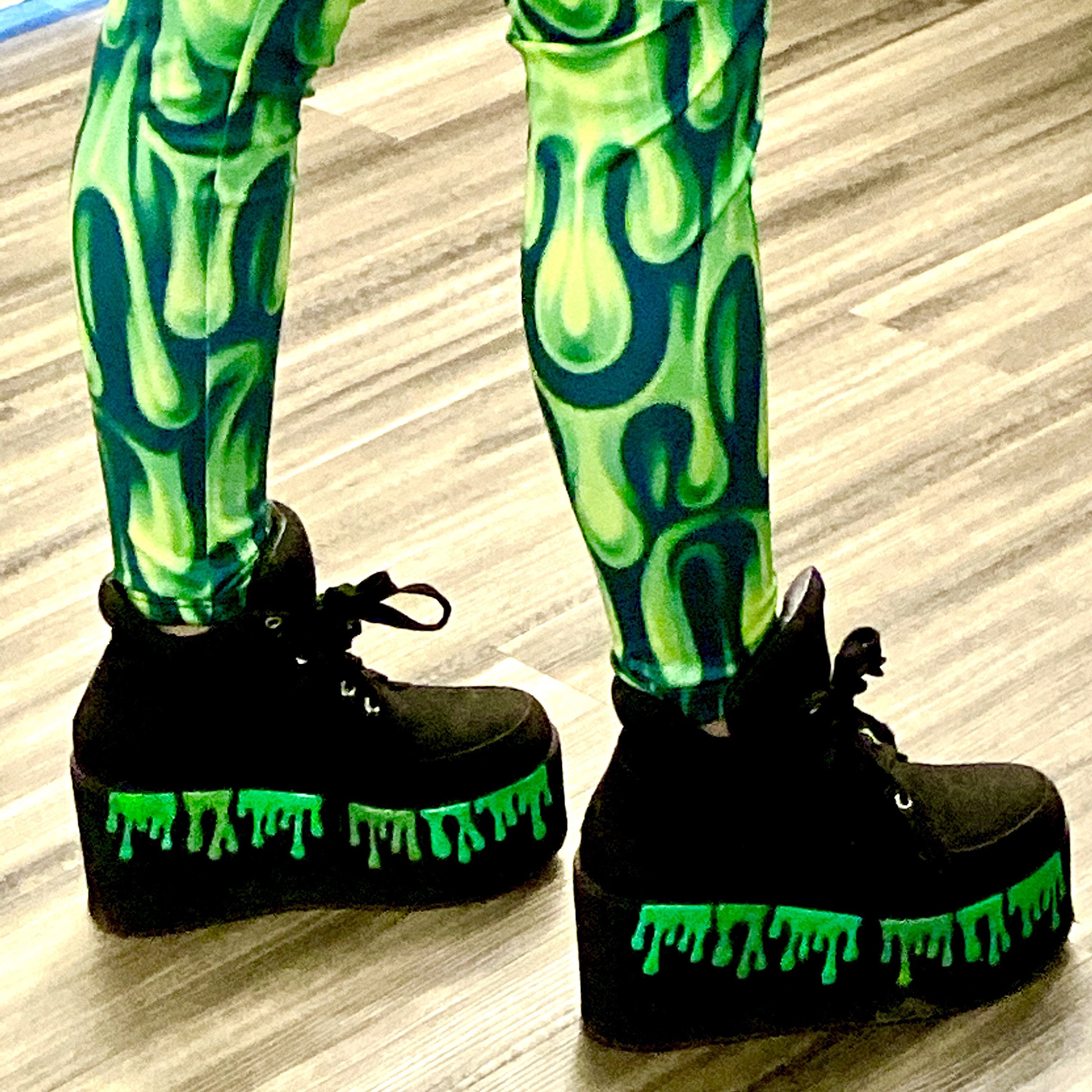 Slime Shoes Puma LaMelo Ball LaFrance Amour Slime Shoes Emerald Green